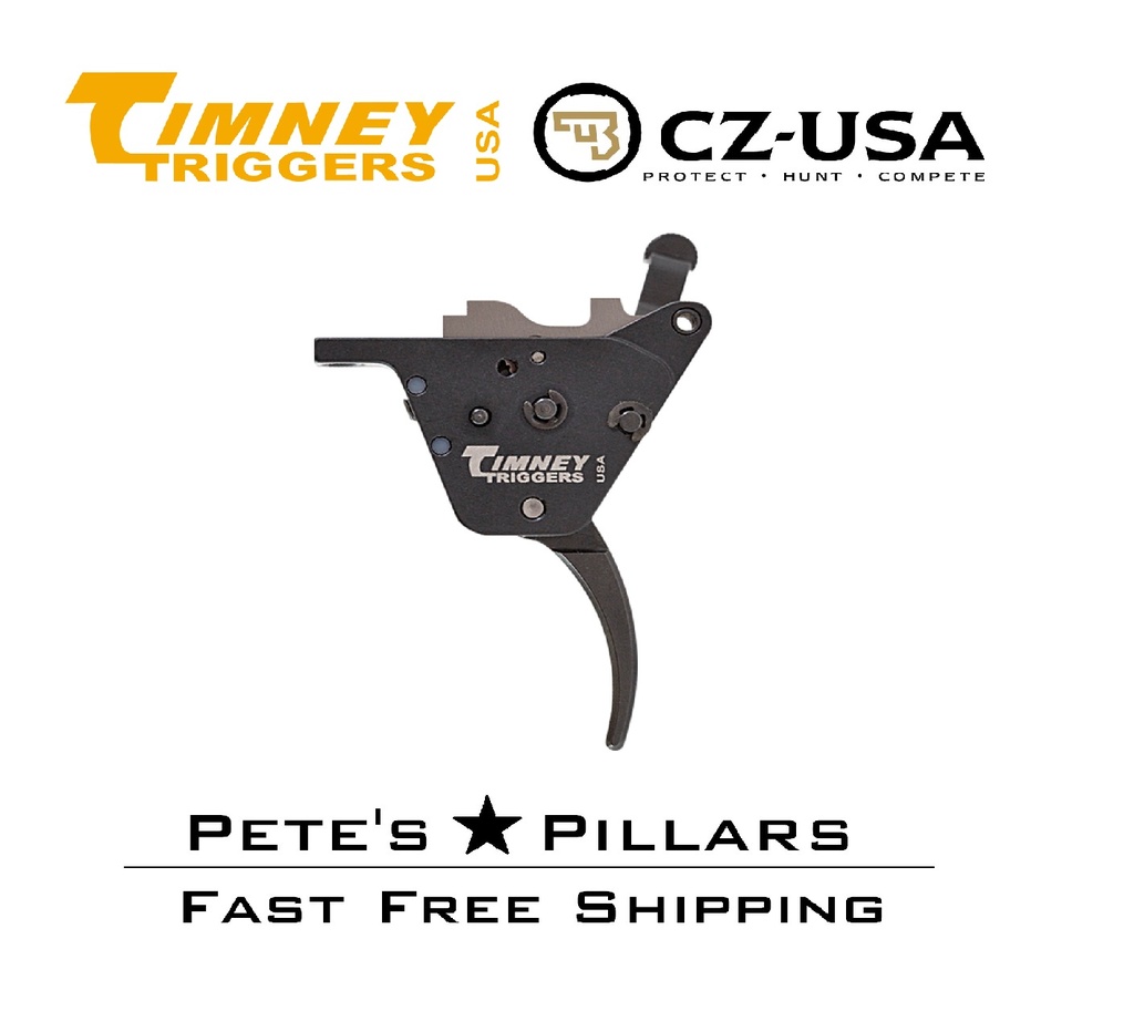 Timney Triggers CZ 457 Adjustable Curved10oz-2lb | Pete's Pillars ...
